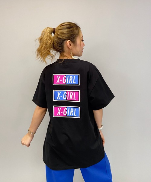 X-girl（エックスガール）の「【ZOZOタウン限定アイテム】X-girl/エックスガール ビッグシルエット ロゴTシャツ ...