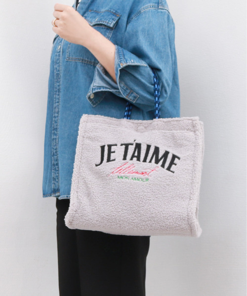 【セール】カシュカシュ cachecache / ボア刺繍リバーシブル2wayトート（トートバッグ）｜cache cache（カシュ カシュ）のファッション通販 - ZOZOTOWN