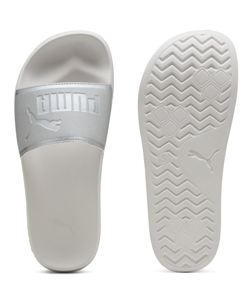 PUMA（プーマ）の「PUMA/プーマ レディース サンダル スライド シルバー リードキャット2.0 アクアメタリックス 401707 ...