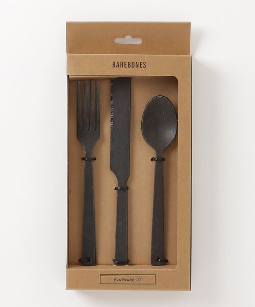 【セール】BarebonesLiving Flatware Set (ベアボーンズリビング フラットウェア FNS 2個セット)（カトラリー）｜Barebones Living（ベアボーンズ ...