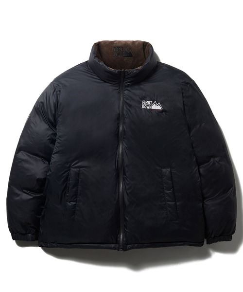 FIRST DOWN（ファーストダウン）の「FIRST DOWN/ファーストダウン CORDUROY BUBBLE DOWN JACKET/コーデュロイバブルダウンジャケット/2WAY ...