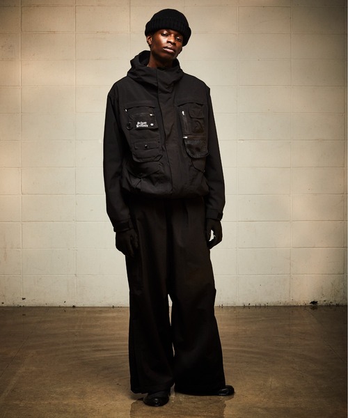 Schott/ショット/B.S HOODED JKT/ブラックシープ シェル ジャケット