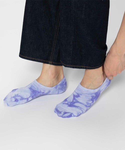 Right-on（ライトオン）の「【BASIC SOCKS】スラブタイダイ柄 ソックス（ソックス/靴下）」 - WEAR