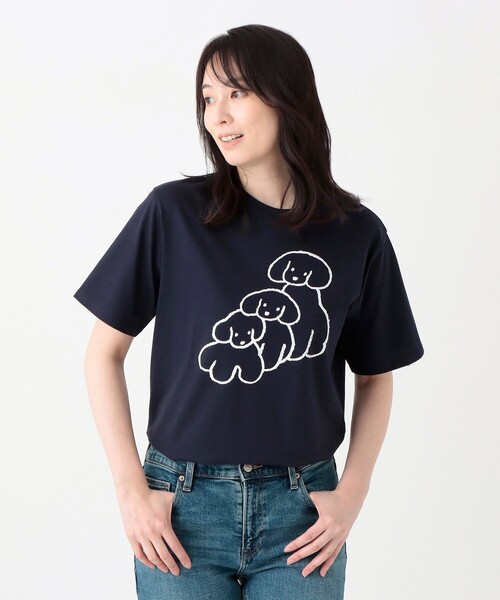 Afternoon Tea（アフタヌーンティー）の「プリントTシャツ/3DOGS/てらおかなつみ（Tシャツ/カットソー）」 - WEAR