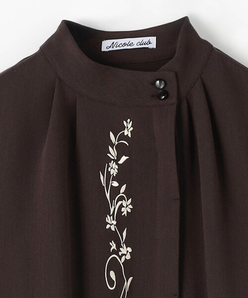 セール】オリエンタル刺繍ワンピース（ワンピース）｜NICOLE CLUB