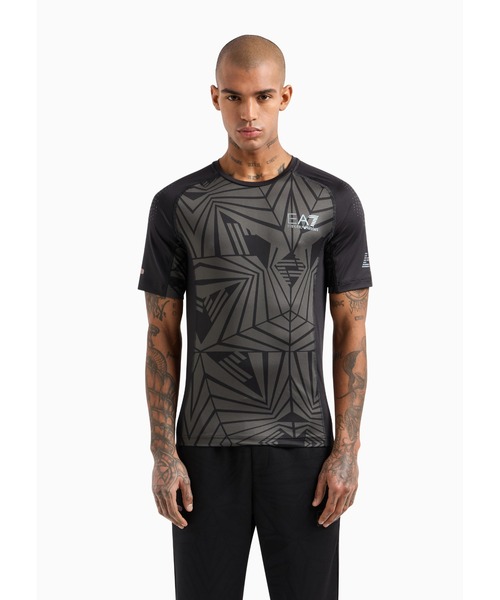 【セール】【エンポリオ アルマーニ EA7】Dynamic Athlete Tシャツ VIGOR7テクニカルファブリック（Tシャツ/カットソー）｜EMPORIO ARMANI EA7 ...