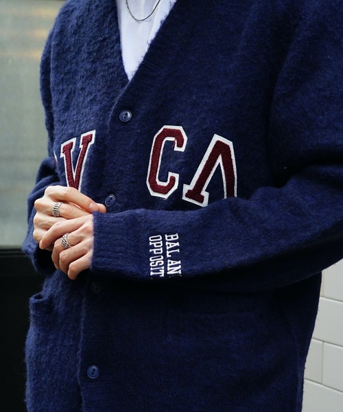 RVCA（ルーカ）の「RVCA メンズ HITTER MOHAIR CARDIG セーター【2022