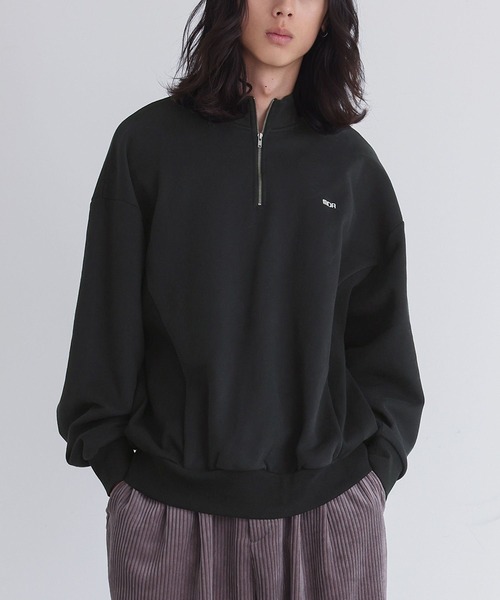 n'OrLABEL（ノアールレーベル）の「『裏起毛ハーフジップスウェット』（スウェット）」 - WEAR