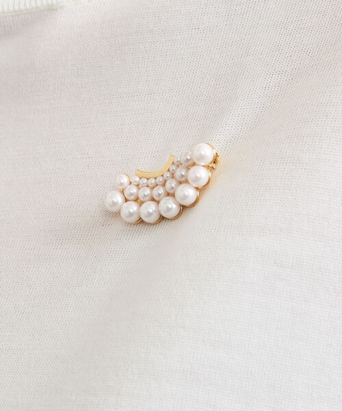 ＜IRIS 47＞HEATHER イミテーションパール ブローチ（ブローチ/コサージュ）｜IRIS47（イリスフォーセブン）のファッション通販 - ZOZOTOWN