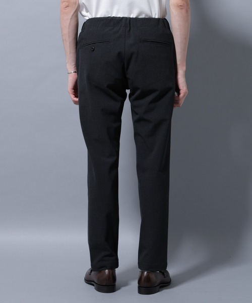 セール】サイドリブストレッチイージーパンツ（スラックス）｜NANO