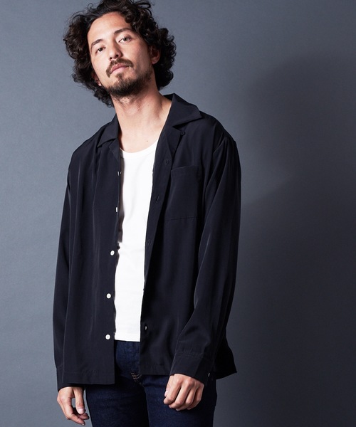 COMMON WARE（コモンウェアー）の「COMMONWARE:RELAX DRAPE OPEN/C SHIRT：リラックスドレープオープンカラーシャツ（シャツ/ブラウス）」 - WEAR