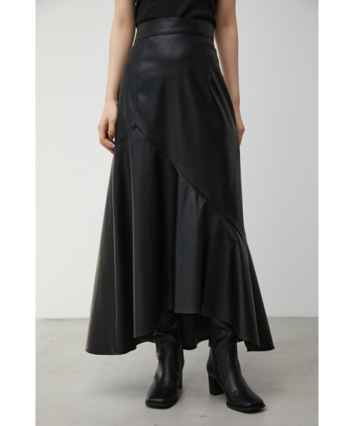 AZUL by moussy（アズールバイマウジー）の「FAUX LEATHER MERMAID SK/フェイクレザーマーメイドスカート ...
