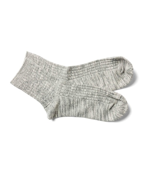 Right-on（ライトオン）の「【BASIC SOCKS】スラブMIXリブ（ソックス/靴下）」 - WEAR