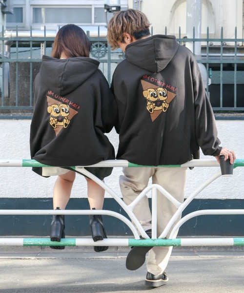 PairPair（ペアペア）の「【PairPair×minagi】Nippy Dogsビッグパーカー(ユニセックス)（パーカー）」 - WEAR