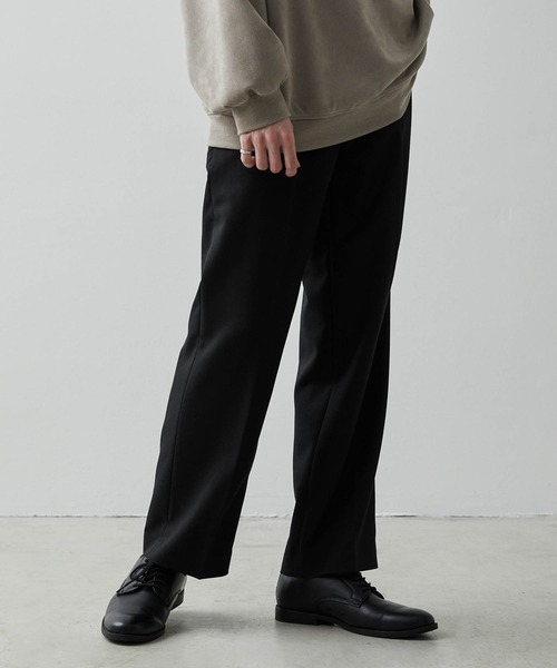 CLEL（クレイル）の「【CLEL】TR Loose Slim Straight Slacks/TRルーズスリムストレートスラックス（スラックス）」 - WEAR