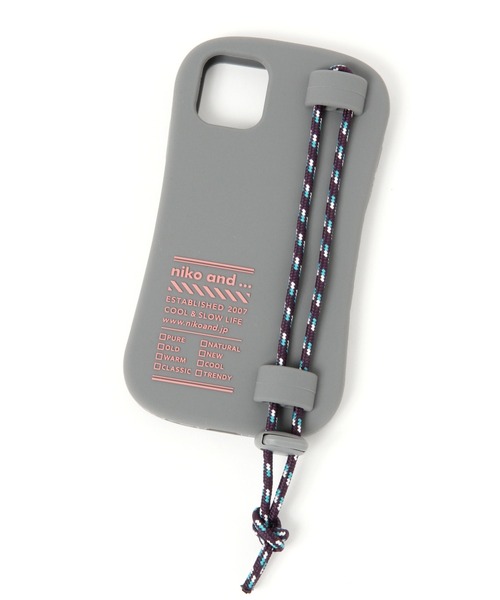 niko and...（ニコアンド）の「オリジナルニコロゴシリコンコードスマホケース/iPhone11（スマホケース/カバー）」 - WEAR