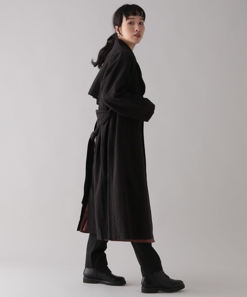 studio CLIP（スタディオクリップ）の「《Natural by studio CLIP》ヘリンボントレンチコート（トレンチコート ...