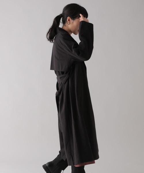 studio CLIP（スタディオクリップ）の「《Natural by studio CLIP》ヘリンボントレンチコート（トレンチコート ...