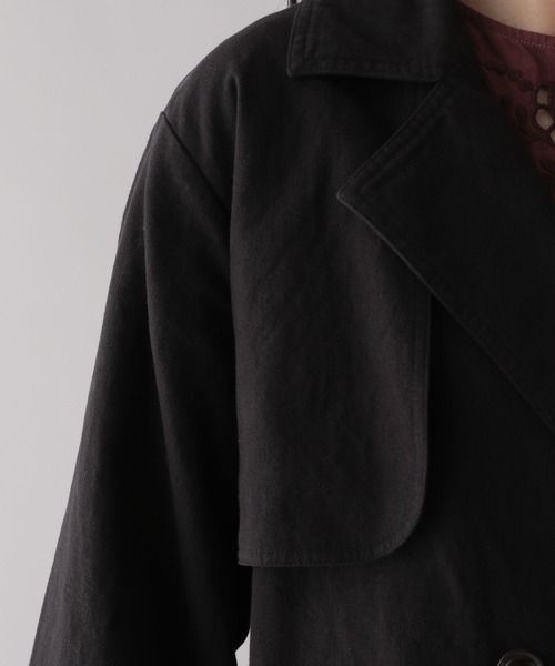 studio CLIP（スタディオクリップ）の「《Natural by studio CLIP》ヘリンボントレンチコート（トレンチコート ...