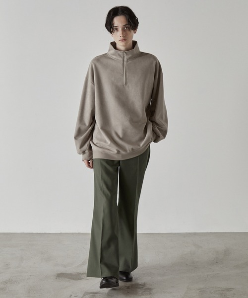 CLEL（クレイル）の「【CLEL】TR loose semi-flare pants / TRルーズセミフレアパンツ（スラックス）」 - WEAR