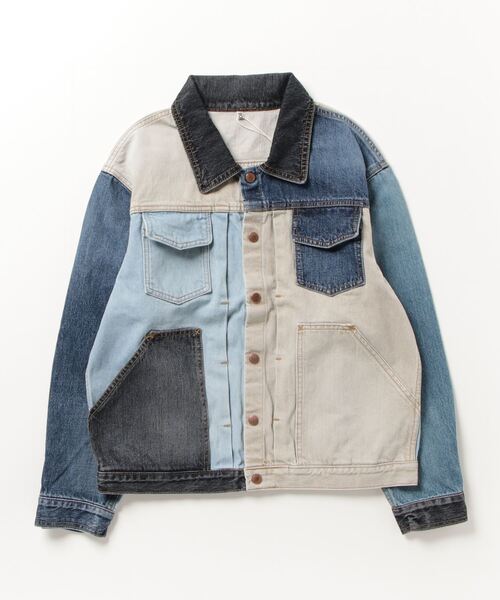 Multi color denim jacket（その他アウター）｜THE PERMANENT EYE（ザパーマネントアイ）のファッション通販 ...