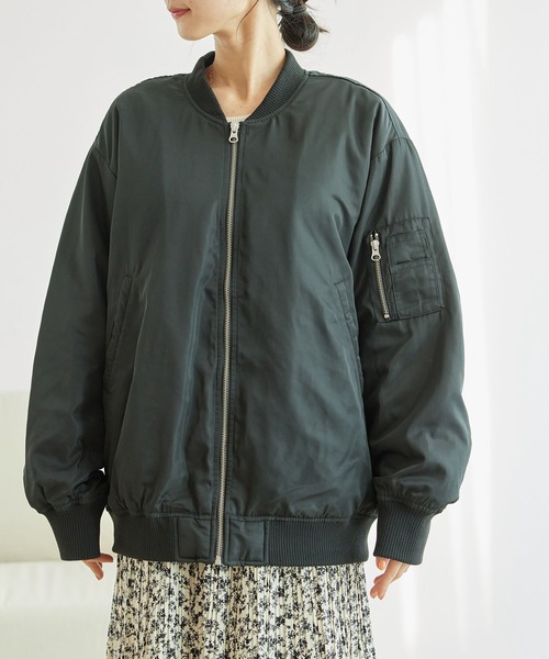 Jayro（ジャイロ）の「エステルツイル中綿MA-1ジャケット（その他アウター）」 - WEAR