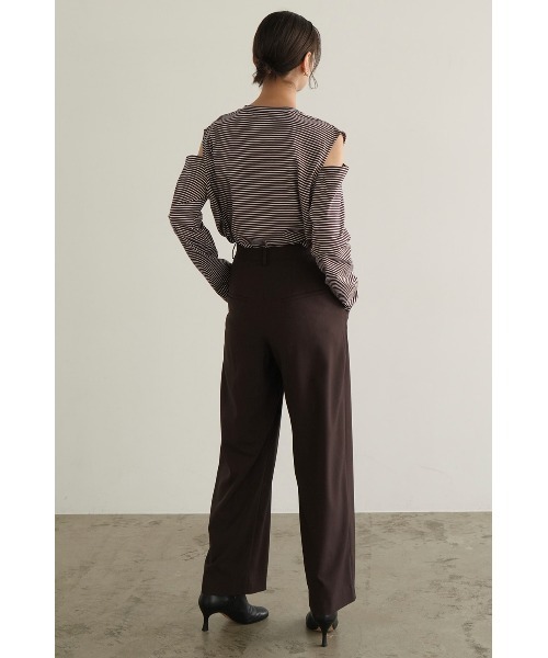 CLANE（クラネ）の「CLANE BASIC TUCK PANTS 17110-7102（その他パンツ）」 - WEAR