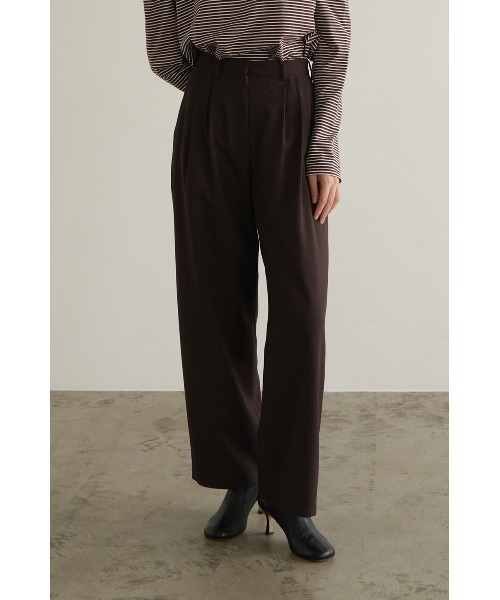 CLANE（クラネ）の「CLANE BASIC TUCK PANTS 17110-7102（その他パンツ）」 - WEAR