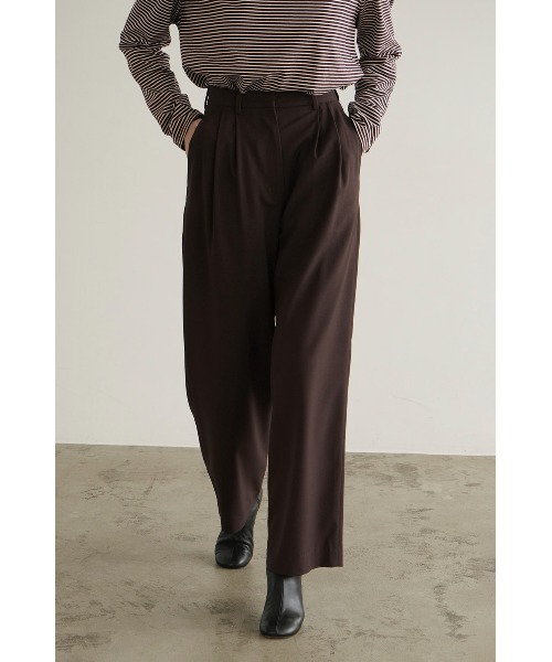 CLANE（クラネ）の「CLANE BASIC TUCK PANTS 17110-7102（その他パンツ）」 - WEAR