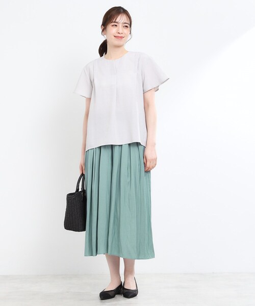 セール】【ウエストゴム仕様／長く着られる◎】スカーチョパンツ