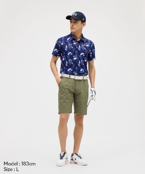 小柄プリント半袖シャツ（ポロシャツ）｜le coq sportif GOLF