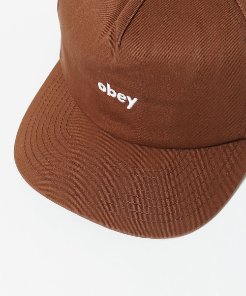OBEY（オベイ）の「OBEY/オベイ FRANK 5 PANEL SNAPBACK キャップ（キャップ）」 - WEAR