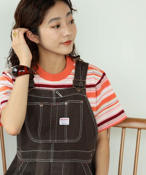 BEAMS BOY（ビームスボーイ）の「BEAMS BOY /ボーイ マルチボーダー クルーネック Tシャツ 23SS（Tシャツ/カットソー）」 - WEAR