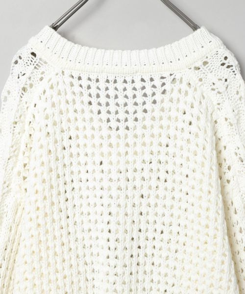 JEANASIS（ジーナシス）の「3GキカメッシュVプルオーバー/191179（ニット/セーター）」 - WEAR