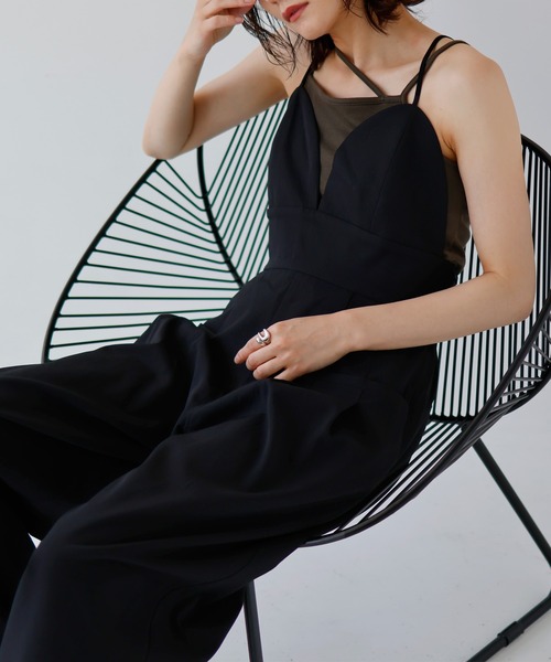 hellam（へラム）の「ビスチェオールインワン（サロペット/オーバーオール）」 - WEAR