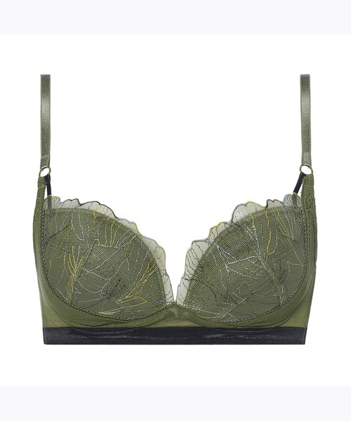 AMOSTYLE BY Triumph（アモスタイルバイトリンプ）の「チャーミングラマー ノンワイヤー ブラジャー イン ザ フォレスト【E,Fカップ】 AMST1442 HU2 JX ...