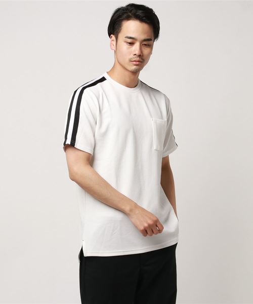 IGNIO（イグニオ）の「ラインTシャツ（Tシャツ/カットソー）」 - WEAR