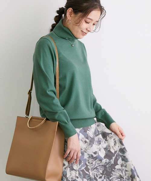 Rope Picnic（ロペピクニック）の「【web限定サイズ36】【アンチピリング】タートルネックニット（ニット セーター）」 Wear