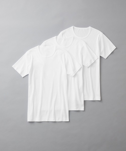 GUNZE BASIC/グンゼベーシック クルーネックTシャツ 3枚組（インナーウェア/肌着）｜GUNZE（グンゼ）のファッション通販 - ZOZOTOWN