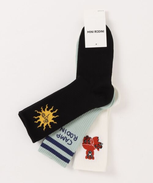 Mini Rodini（ミニロディーニ）の「mini rodini / 3足セットソックス（ソックス/靴下）」 - WEAR
