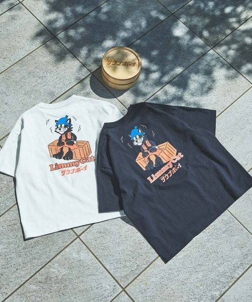 【セール】【サウナボーイ×LIMMY CAT】トトノイLIMMY CAT Tシャツ《UNISEX》（Tシャツ/カットソー）｜PAGEBOY ...