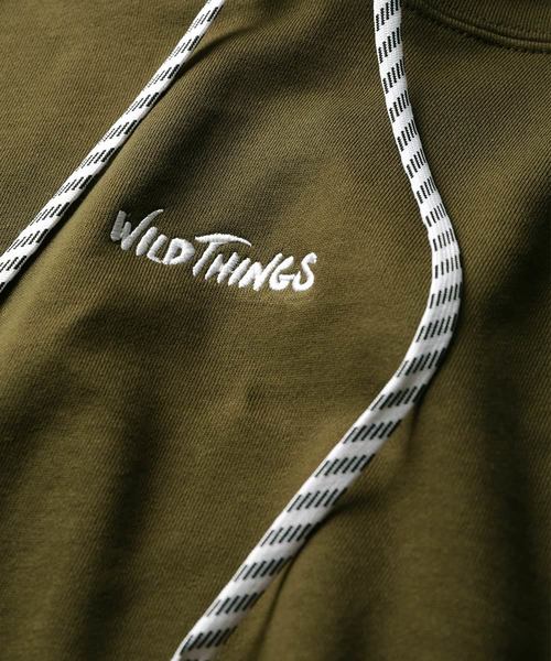 WILDTHINGS（ワイルドシングス）の「WILD THINGS/ワイルドシングス 別注LOGO SWEAT PARKA/ロゴスウェット ...