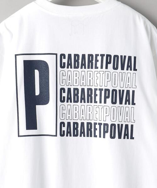 cabaret poval（キャバレーポバール）の「＜cabaret poval＞ HEAD LOGO TEE WHITE/Tシャツ（Tシャツ ...