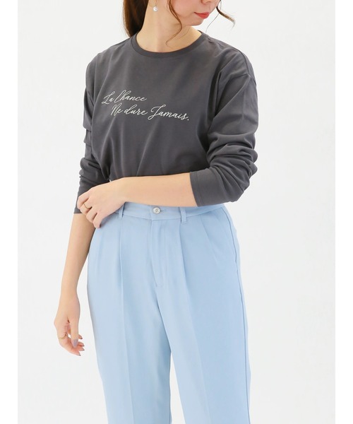 Te chichi（テチチ）の「ロゴプリントTシャツ（Tシャツ/カットソー）」 - WEAR