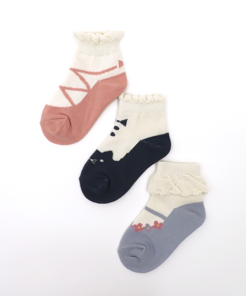 stample（スタンプル）の「バレエシューズ 園児ソックス 【3足セット】（ソックス/靴下）」 - WEAR