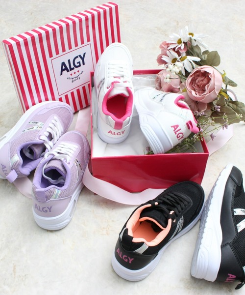 ALGY（アルジー）の「（ALGY）ロゴ入り エアクッションスニーカー（スニーカー）」 - WEAR