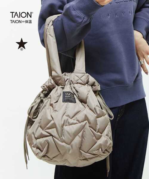 TAION（タイオン）の「【TAION】MILITARY STAR★ QUILTING TOTE BAG（トートバッグ）」 - WEAR