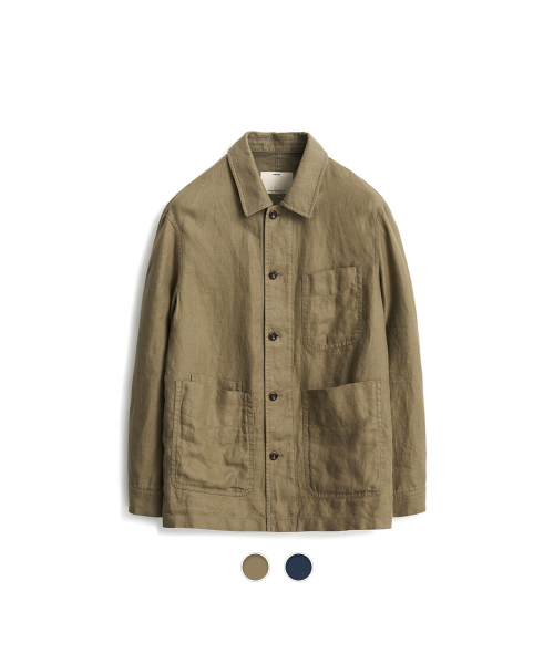 Linen Work Jacket - 2 Color（その他アウター）｜POTTERY（ポッタリー）のファッション通販 - ZOZOTOWN