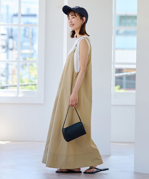 SLOBE IENA（スローブイエナ）の「DANTON/ダントン OVERALLS SKIRT DT-F0048 【手洗い可能】（ジャンパースカート）」 - WEAR