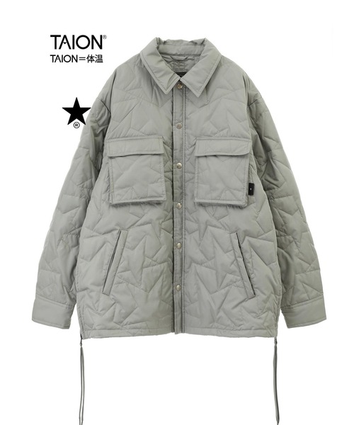 【TAION】MILITARY STAR★ QUILTING CPO JACKET（ダウンジャケット/コート）｜TAION（タイオン）のファッション通販 - ZOZOTOWN